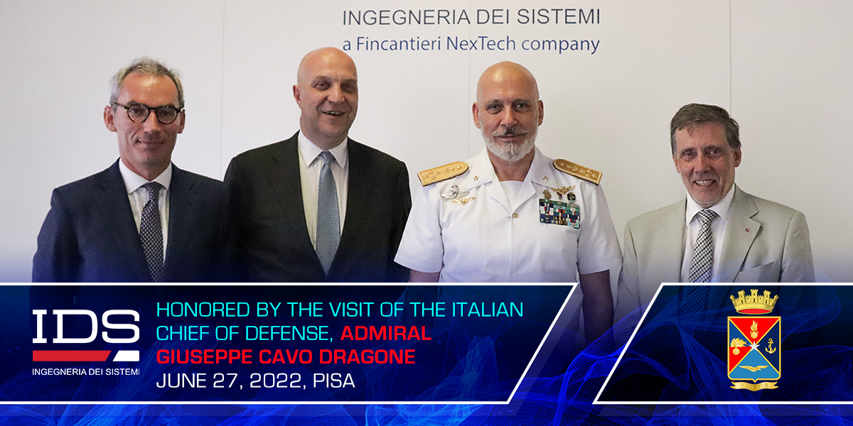 Honored by the visit of the Italian Chief of Defense - IDS Ingegneria ...