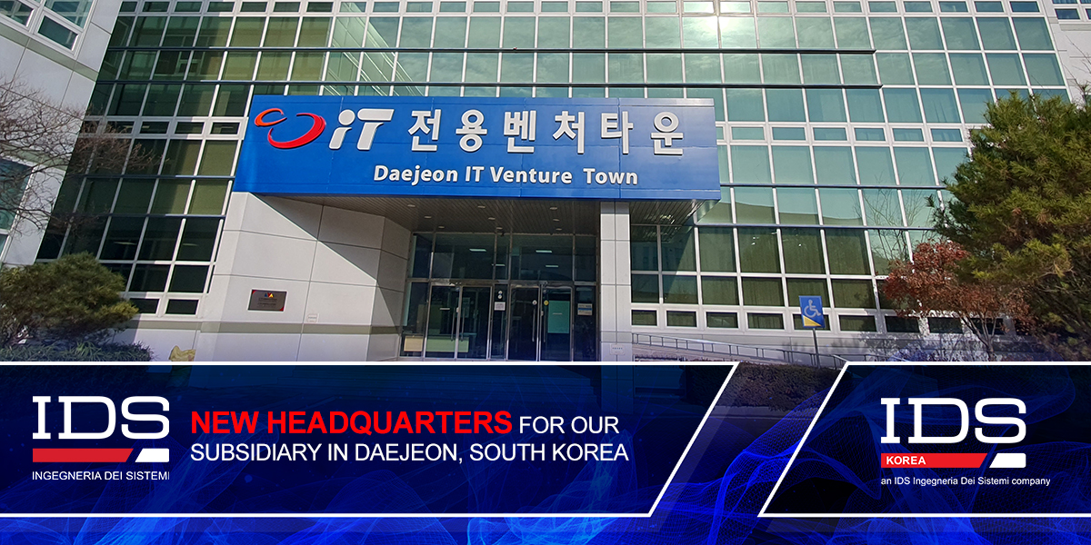 IDS-KR moves to new Headquarters in Daejeon - IDS Ingegneria Dei Sistemi
