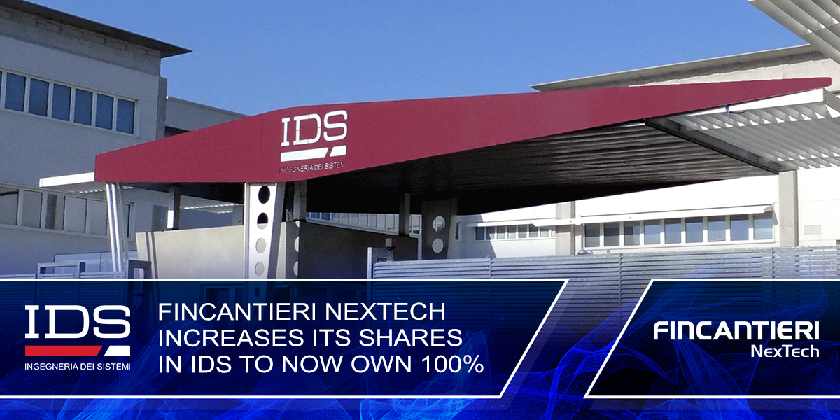 Fincantieri NexTech increases its shares in IDS to now own 100% - IDS ...